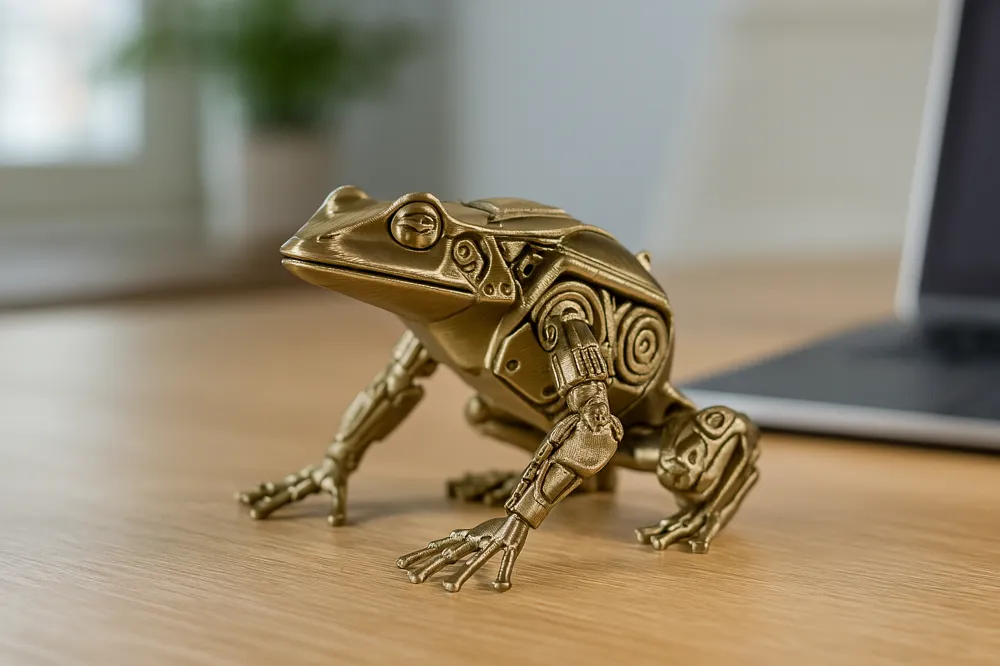 RoboFrog – Steampunk Mechanical Frog - Free 3D Print Model - MakerWorld