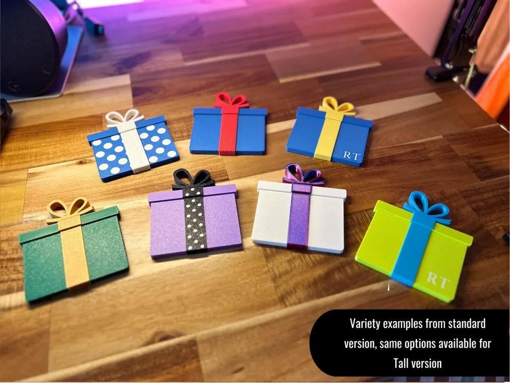 Gift Card Holder - Tall Gift Box Edition - Free 3D Print Model - MakerWorld