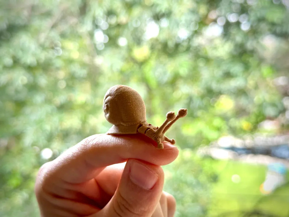 Flexi Snail - Free 3D Print Model - MakerWorld