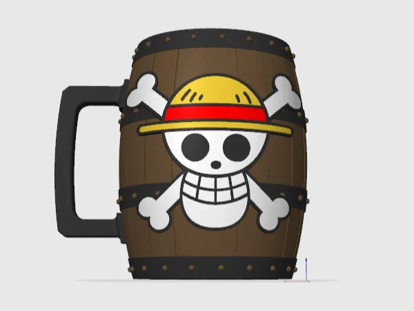 One Piece Beer Jar / Beer Jar One Piece by Adrian Osores - MakerWorld