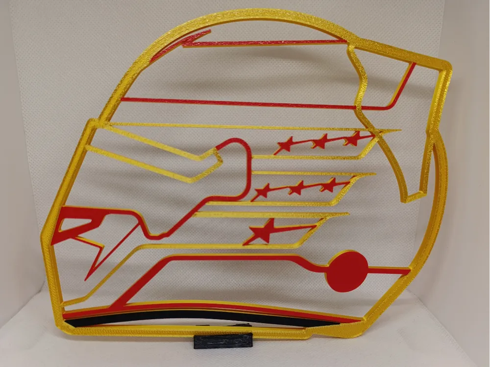 Lewis Hamilton Ferrari F1 Helmet - Free 3D Print Model - MakerWorld