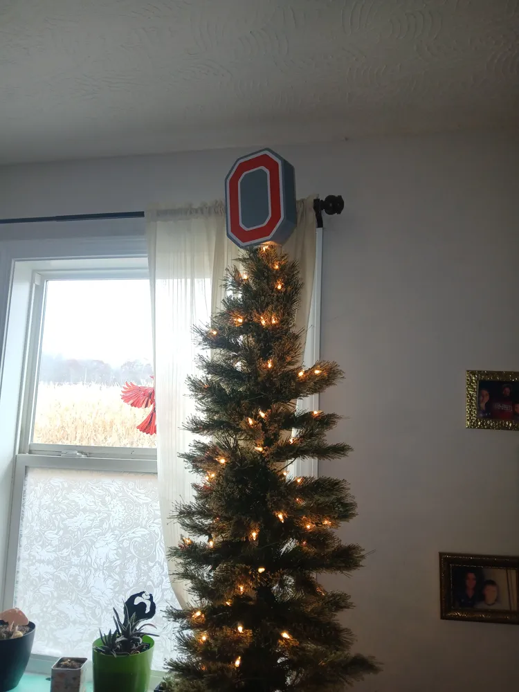 Ohio State Tree Topper - Free 3D Print Model - MakerWorld