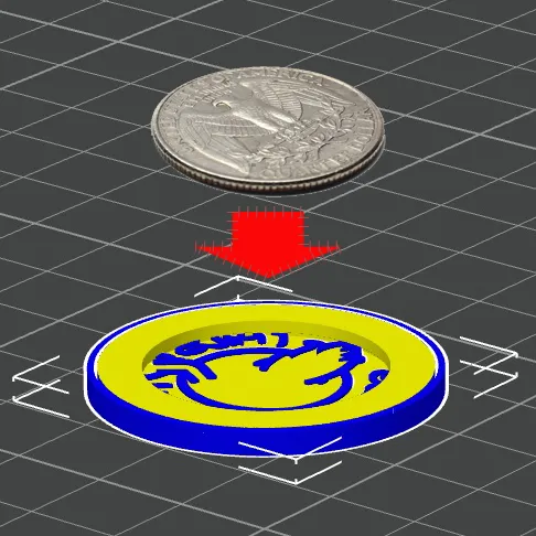 Weighted Disney Heads Tails Decision Coin by kantiszak - MakerWorld
