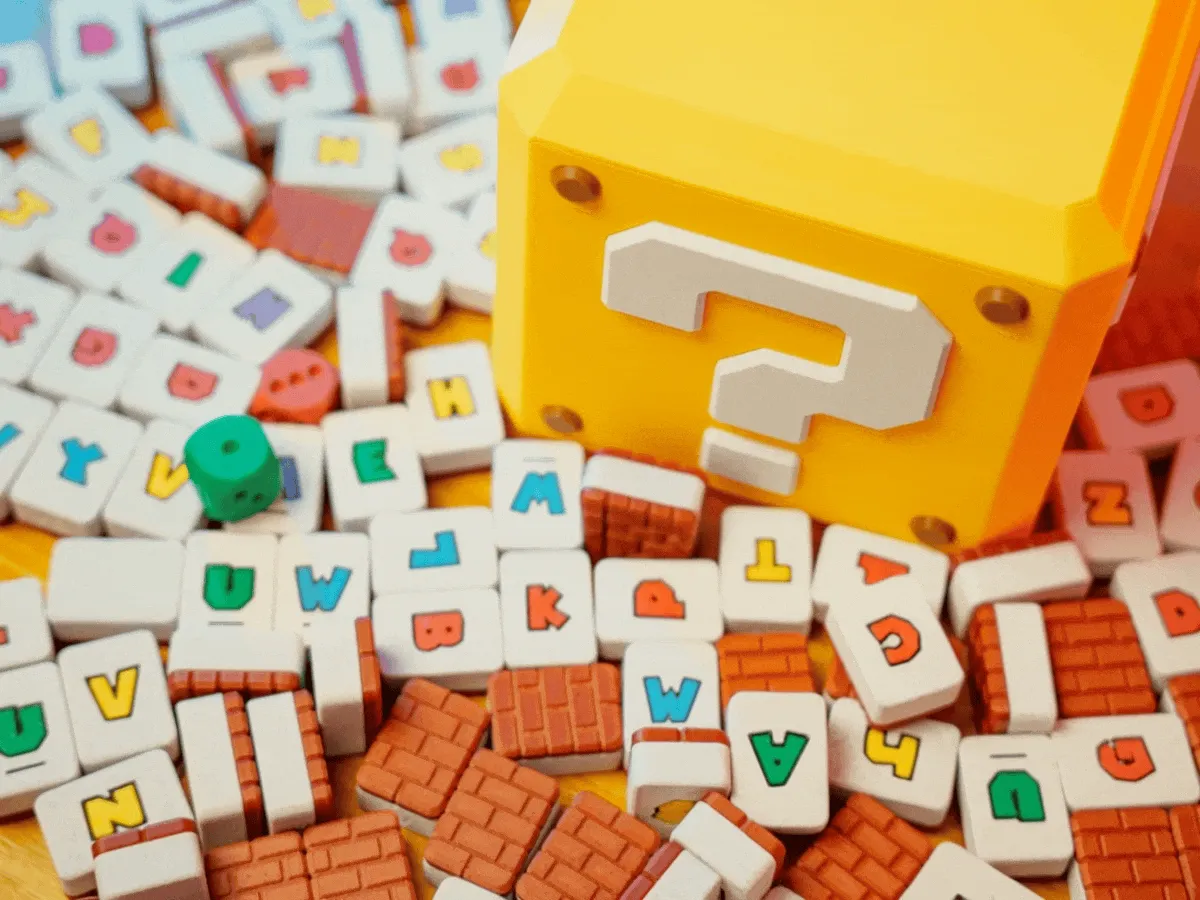 Mario Alphabet Mahjong , Kid-Friendly - Free 3D Print Model - MakerWorld