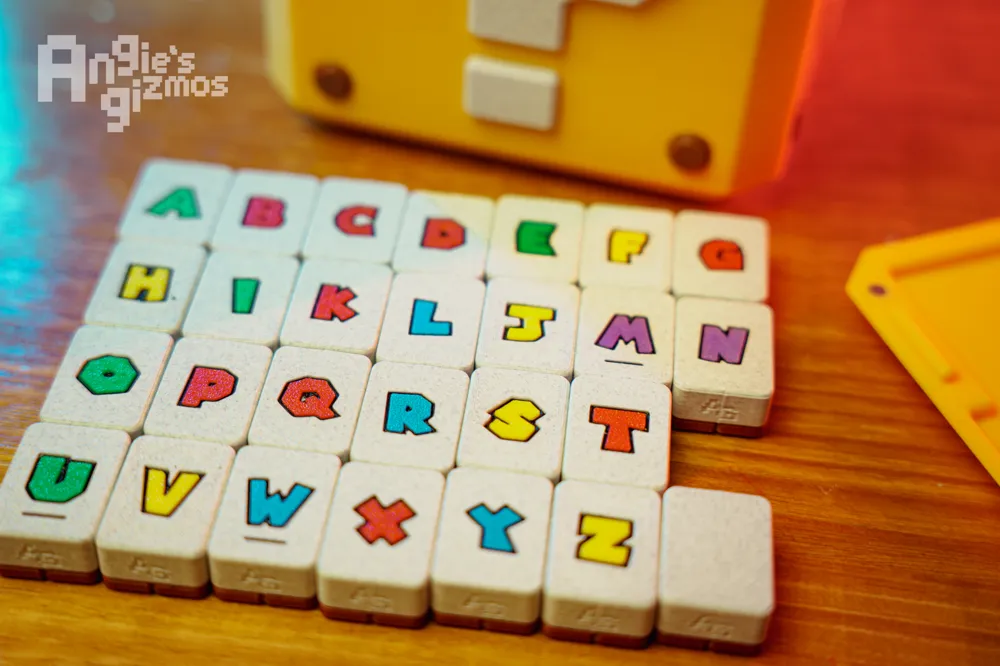 Mario Alphabet Mahjong , Kid-Friendly - Free 3D Print Model - MakerWorld
