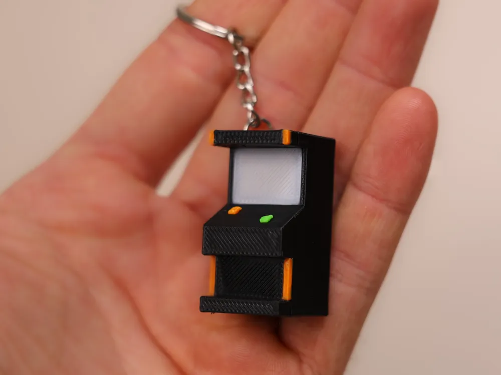 Arcade Machine Keychain | Mini Arcade Machine by kevinwi01 MakerWorld ...