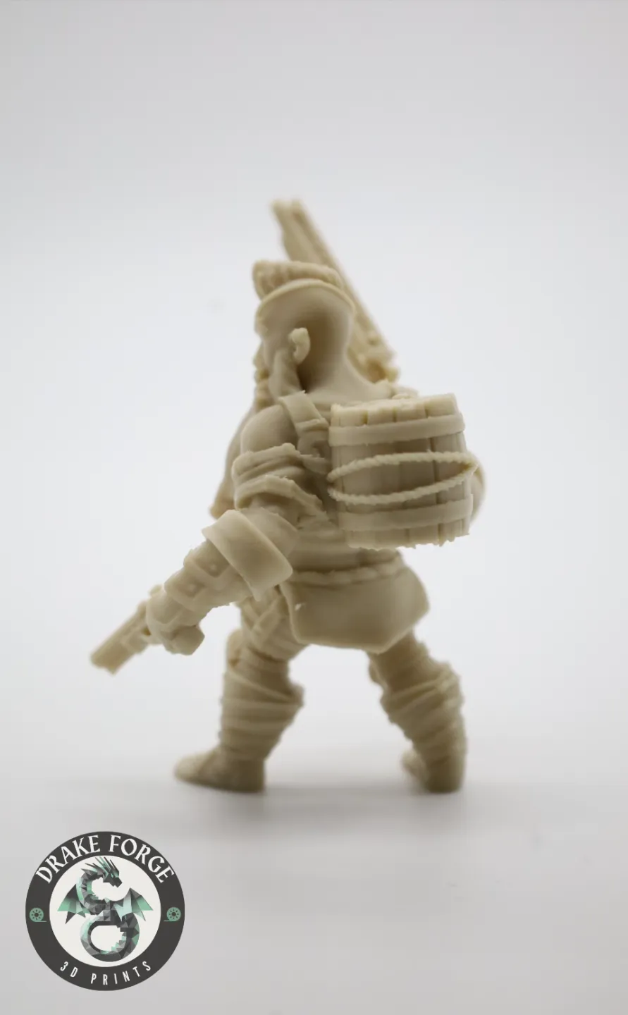 DnD mini Dwarf Firearms Master Dungeon and Dragon by drakeforge3d ...
