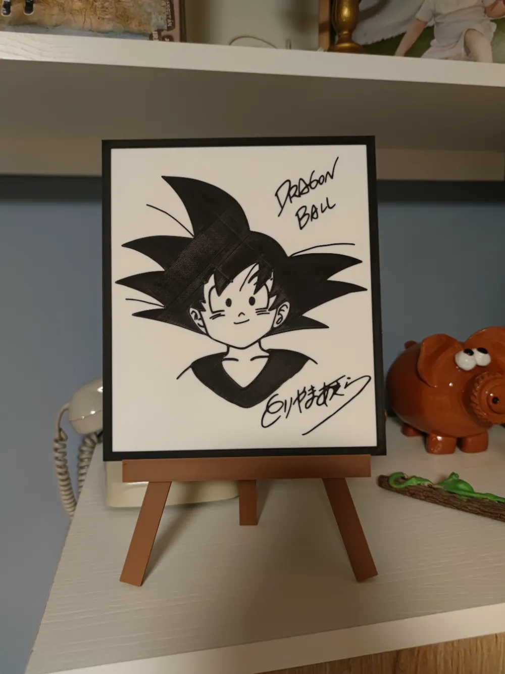 Original Akira Toriyama signed art Dragon Ball by Litolunar - MakerWorld