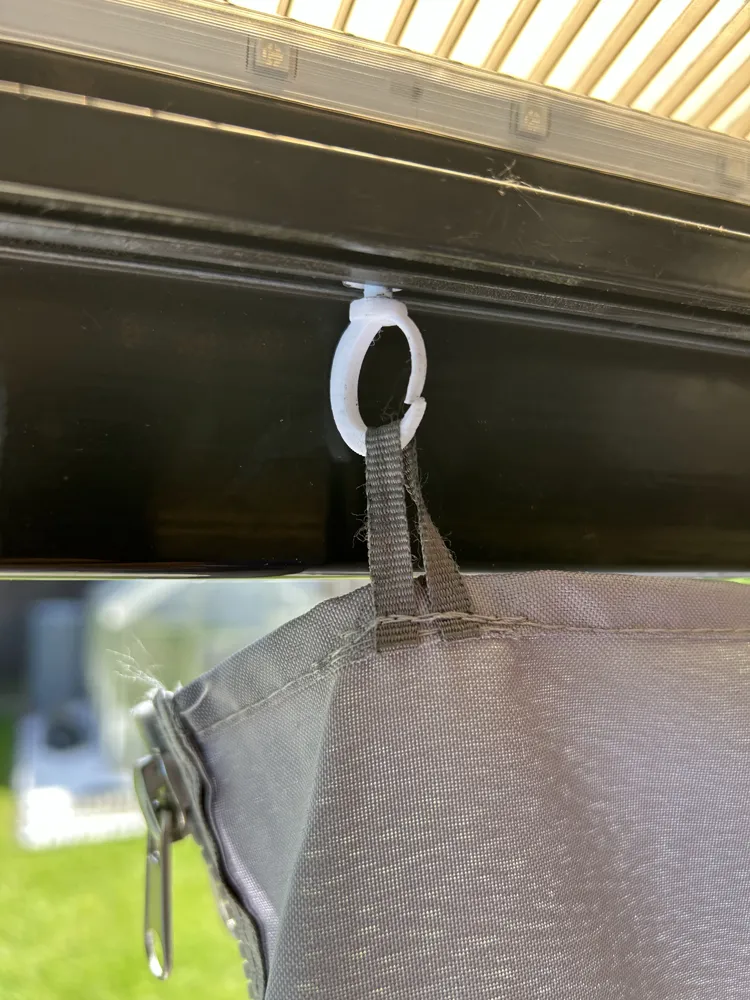 Gazebo curtain hook - Free 3D Print Model - MakerWorld