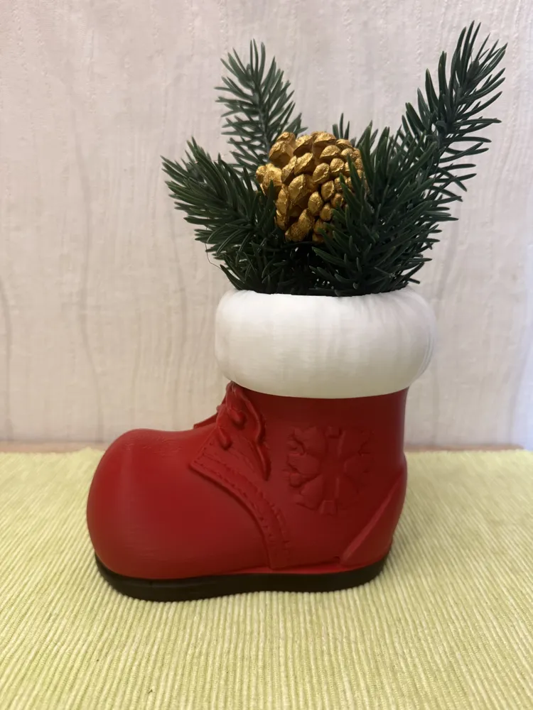 Large Santa's boot - Free 3D Print Model - MakerWorld