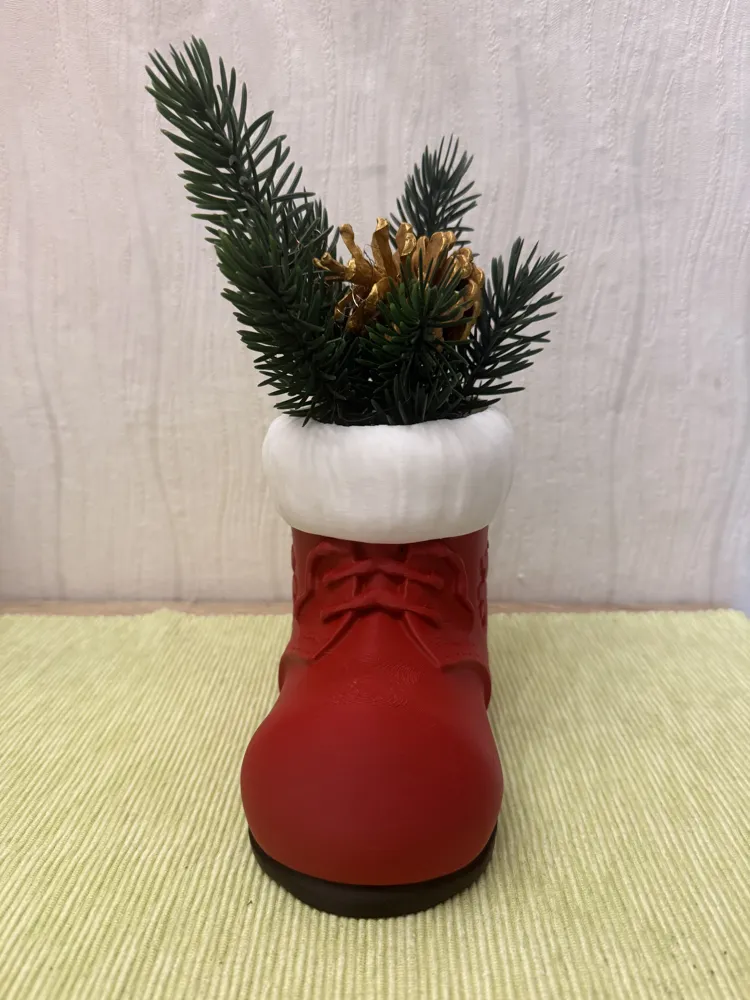 Large Santa's boot - Free 3D Print Model - MakerWorld