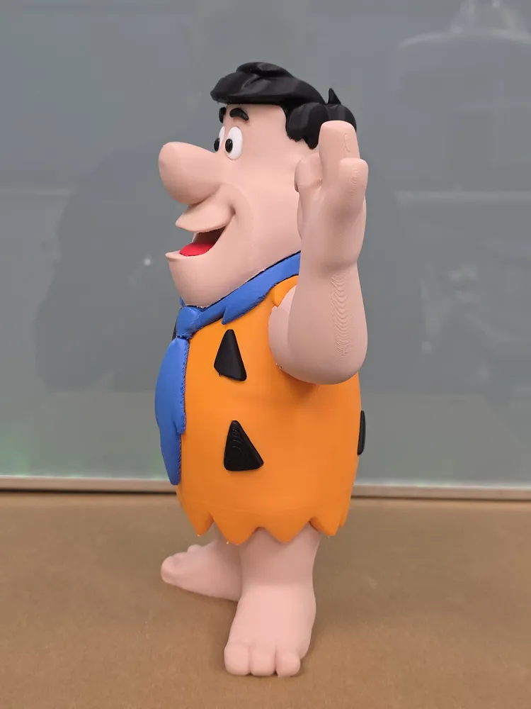 Fred Flintstone / NO AMS - Free 3D Print Model - MakerWorld