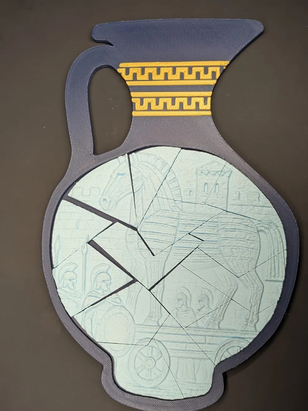 The Broken Vase of Troy - Puzzle by Volfera MakerWorld: Download Free 3D Models