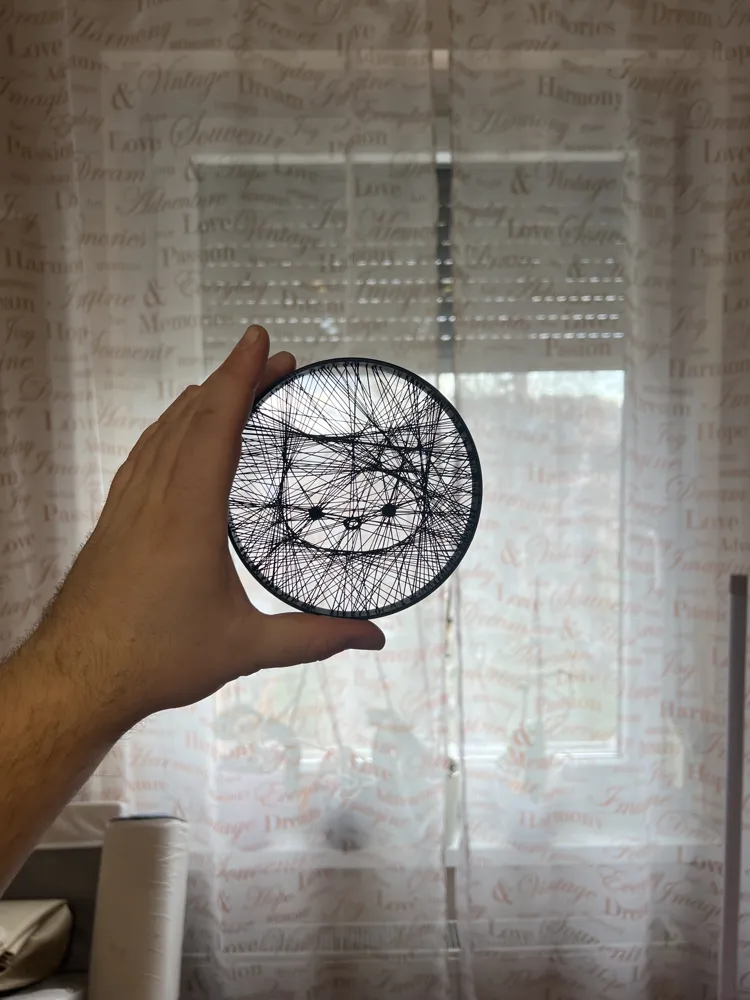 Arte com barbante da Hello Kitty com base - Modelo gratuito para ...