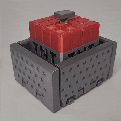 Minecart - (Minecraft) by ozylot MakerWorld: Download Free 3D Models