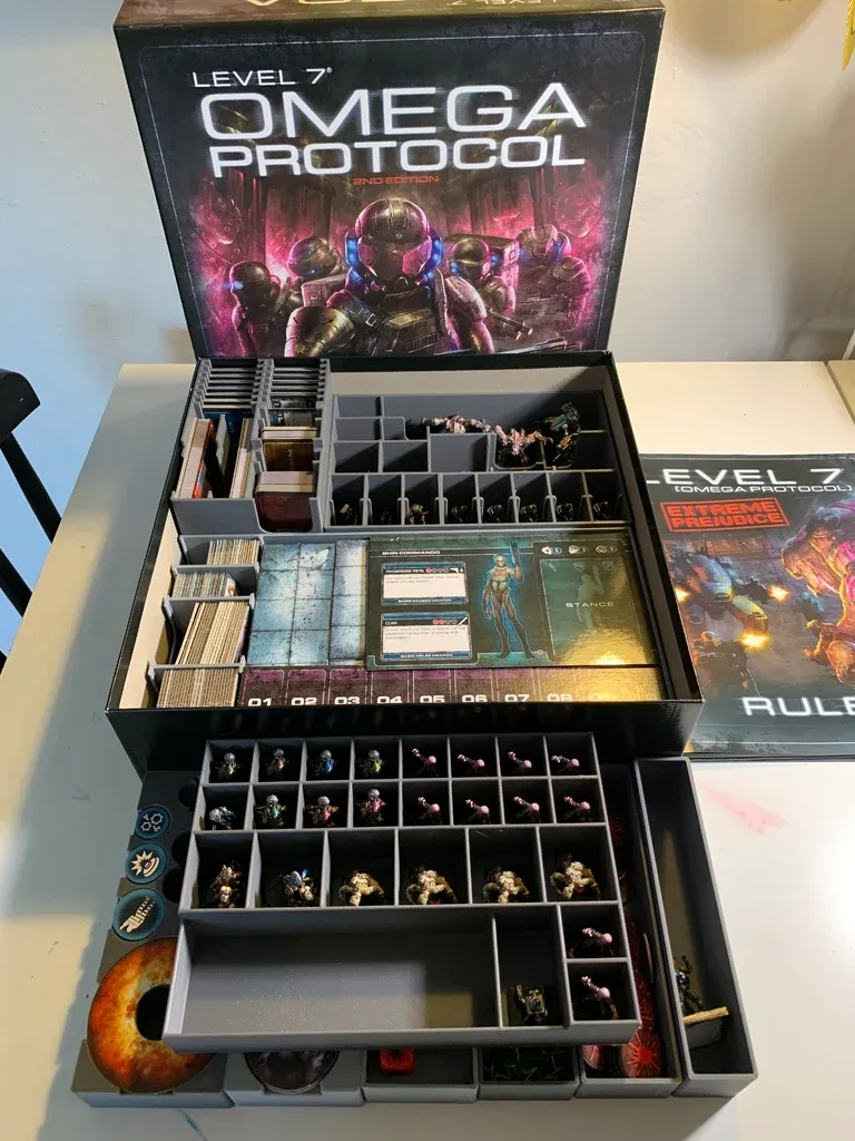 Level 7 - Omega Protocol Complete Organizer by Rune - MakerWorld