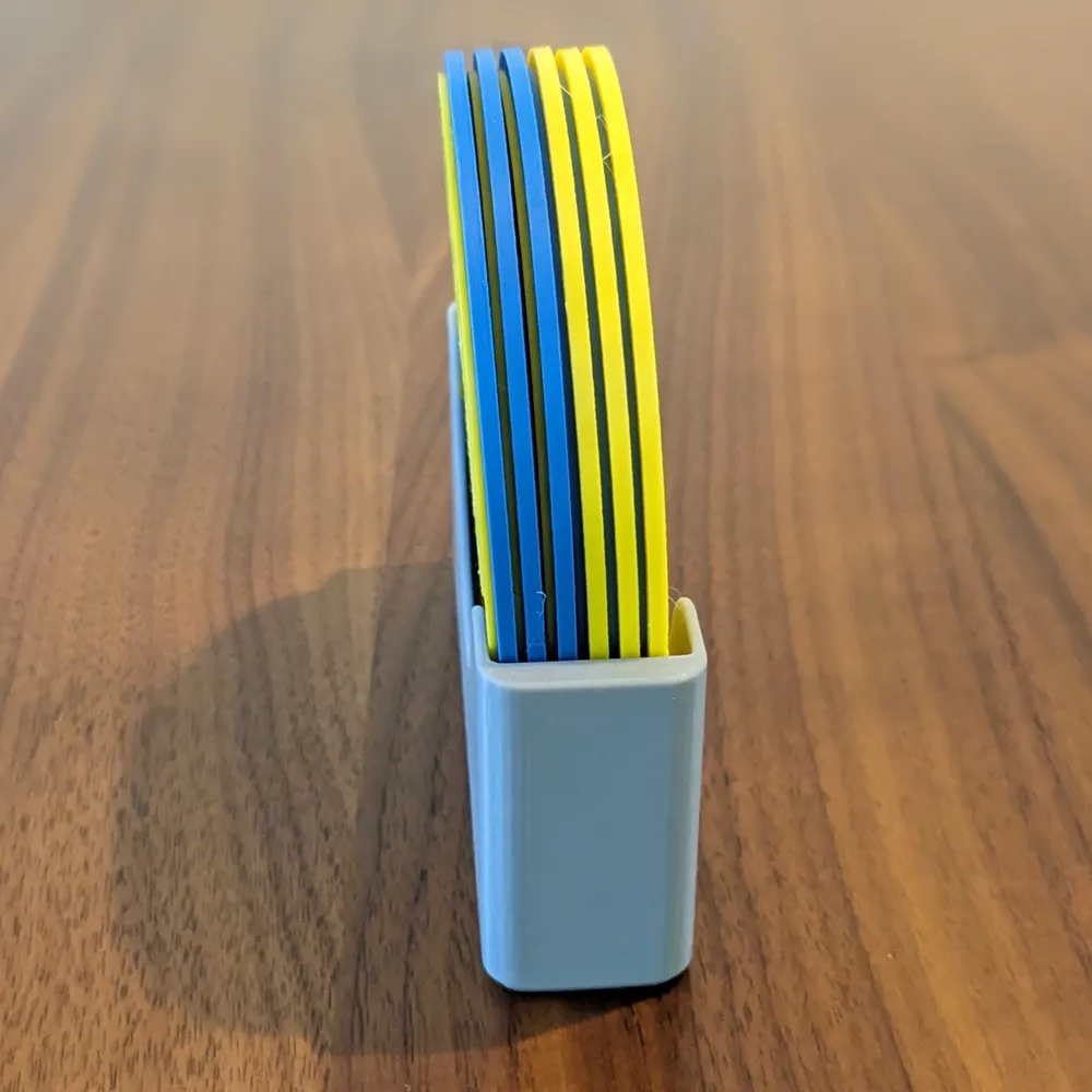 Fallout TV show coasters with holder by M-Factory - MakerWorld