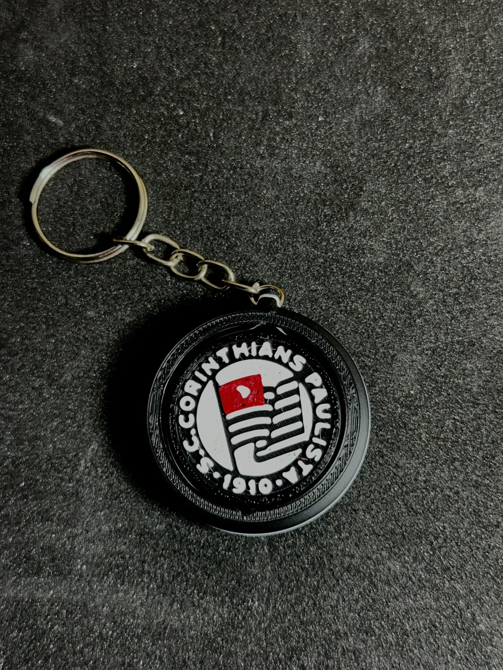 CORINTHIANS ROTATING KEYCHAIN - Free 3D Print Model - MakerWorld