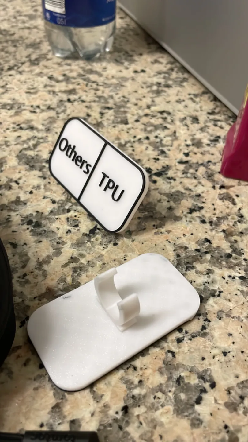 Filament shelf name tag by Jan MakerWorld: Download Free 3D Models