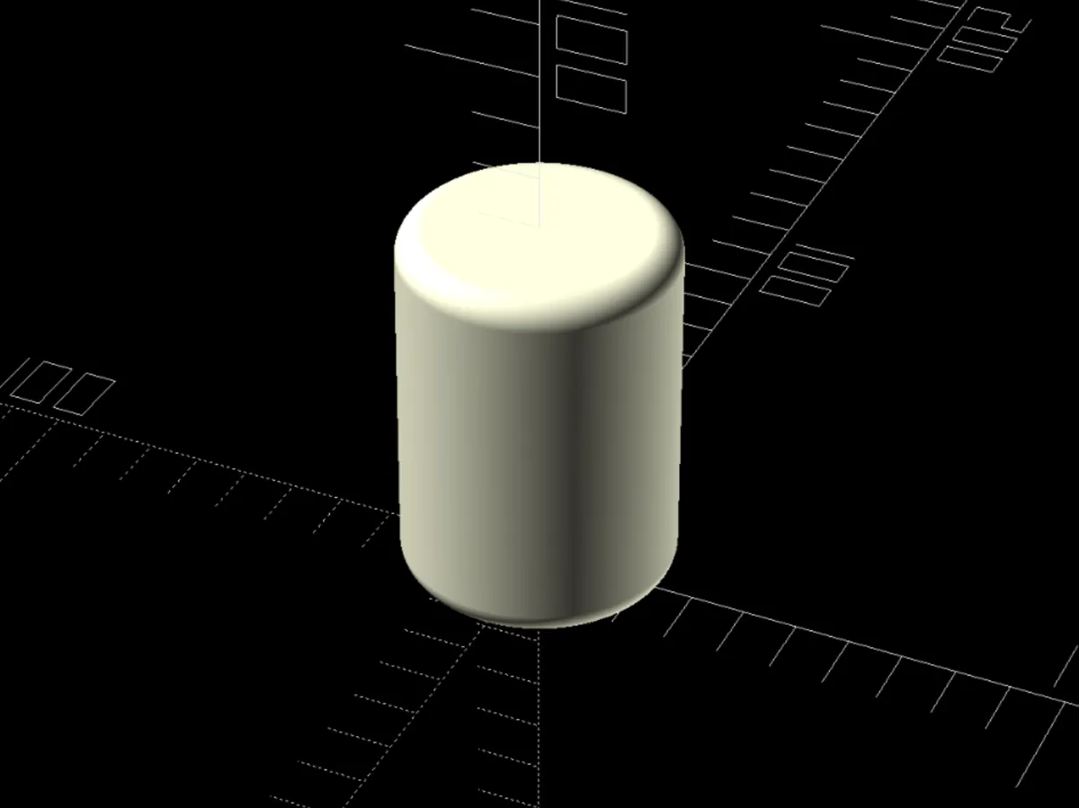 ROUNDED CYLINDER - Free 3D Print Model - MakerWorld