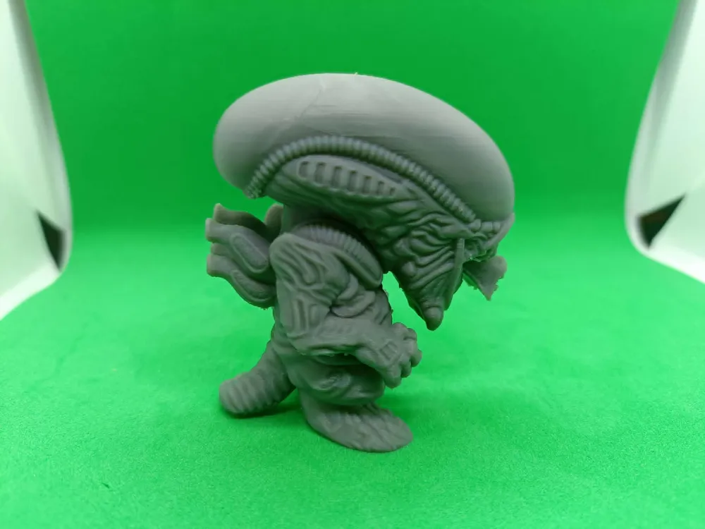 Chibi Xenomorph Figure Stylized 3D Alien Fanart - Free 3D Print Model ...