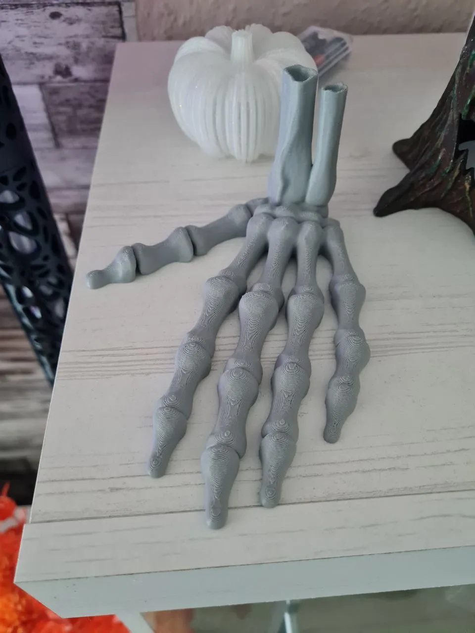 Flexi Skeleton Hand Print in Place by A-E-D 3D-DRUCK MakerWorld ...