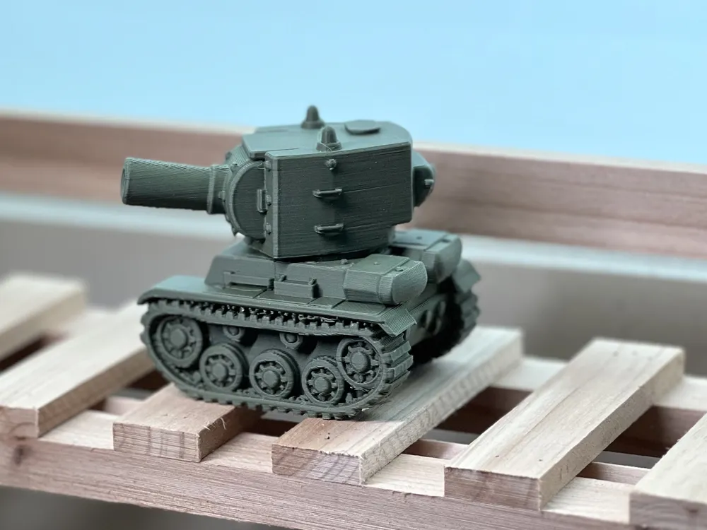 Cute KV-2 Heavy Tank by D-studio MakerWorld: Download Free 3D Models