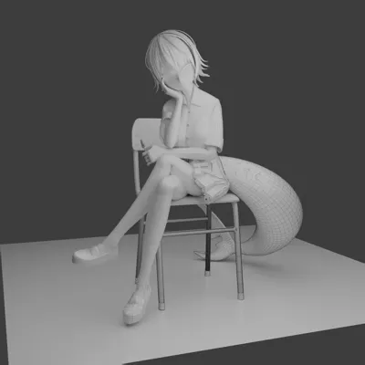 1.5 Forward-Looking Eileen Figurine by NO.1 MakerWorld: Download Free ...