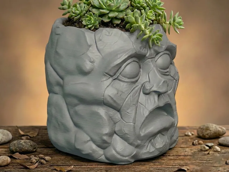 Man_Shocked_Man_Pot - Free 3D Print Model - MakerWorld