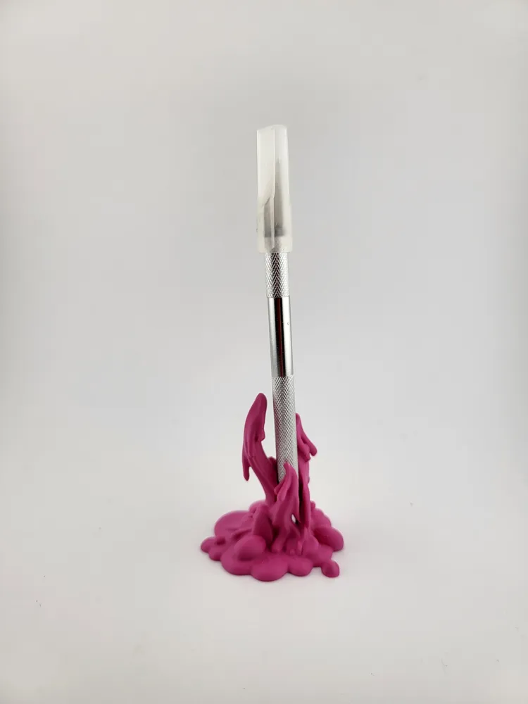 Slime Pen Holder – Dripping Desk Organizer - Free 3D Print Model ...