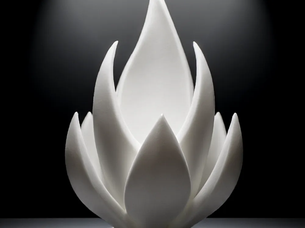 Blooming Ember – A Petal-Fire Fusion by KvK Design - MakerWorld