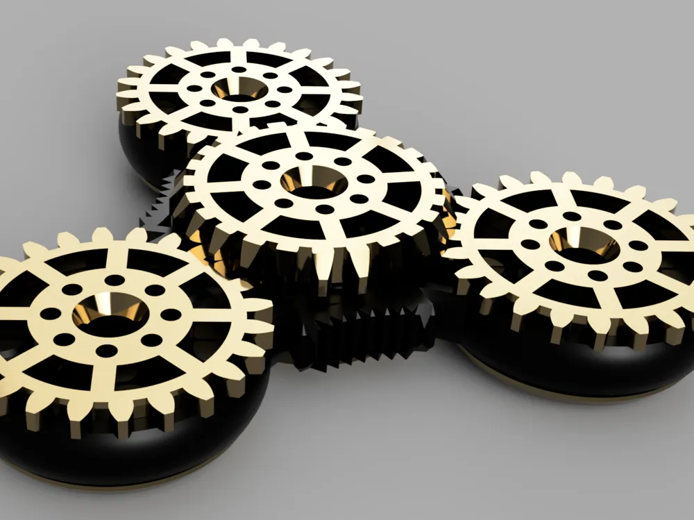 Steampunk Fidget Spinner by TKB-3D MakerWorld: Download Free 3D Models
