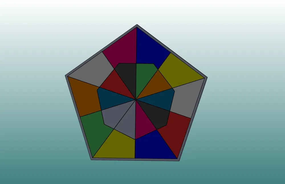Pentagon Puzzle - Difficult by Majiami - MakerWorld