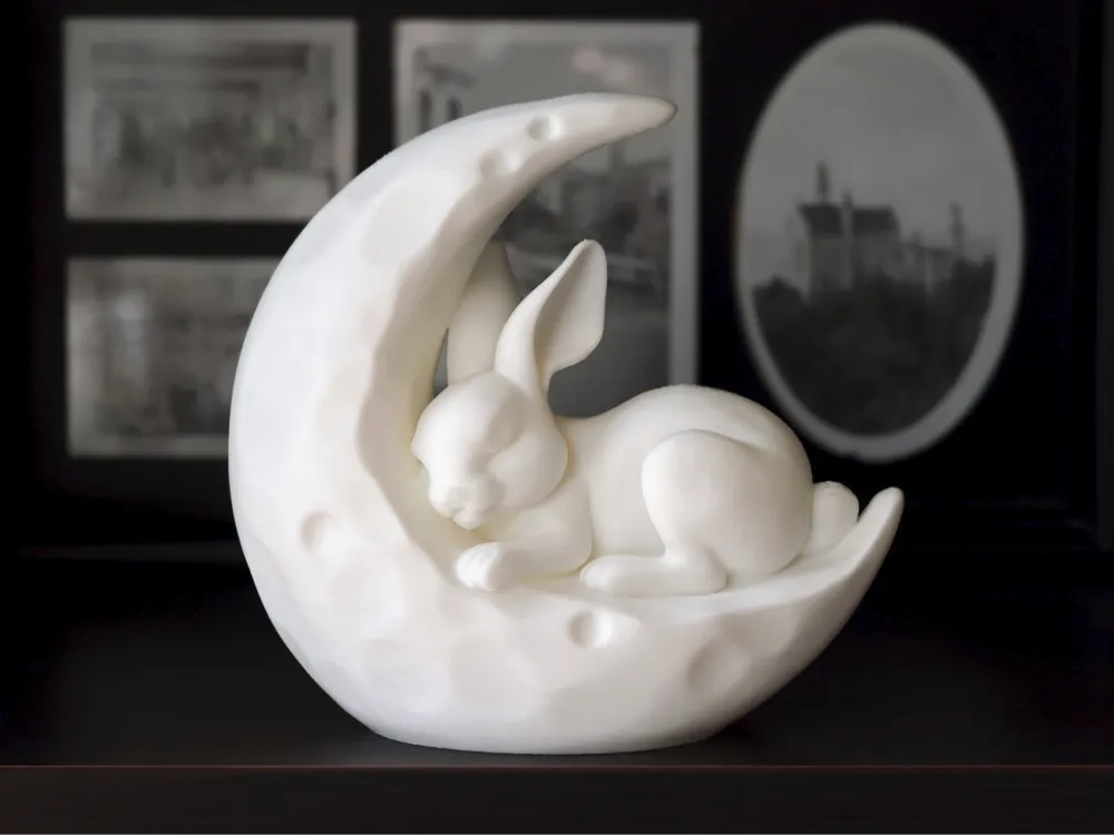 Moon Rabbit by Crow_ck MakerWorld: Download Free 3D Models