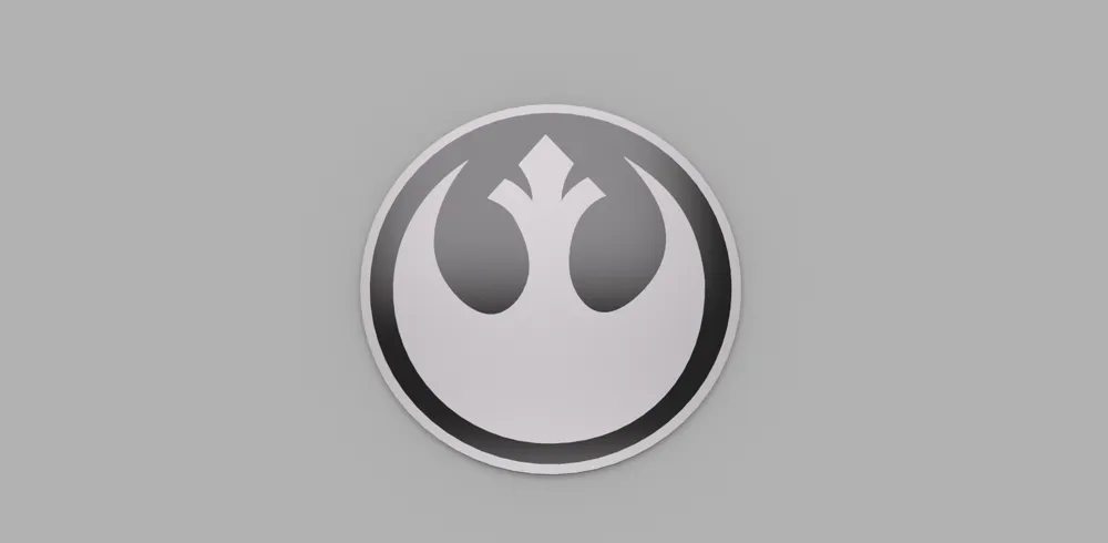 Star Wars Rebel Alliance Coaster by GB - MakerWorld