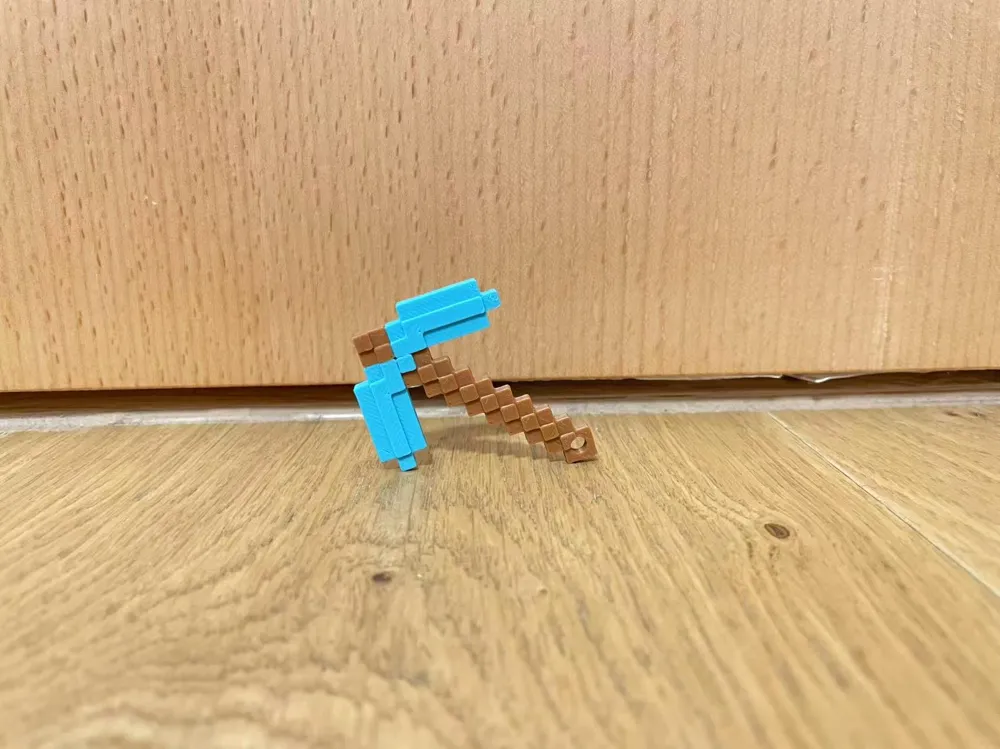 Minecraft-Diamant-Spitzhacke – Kostenloses 3D-Druckmodell – MakerWorld
