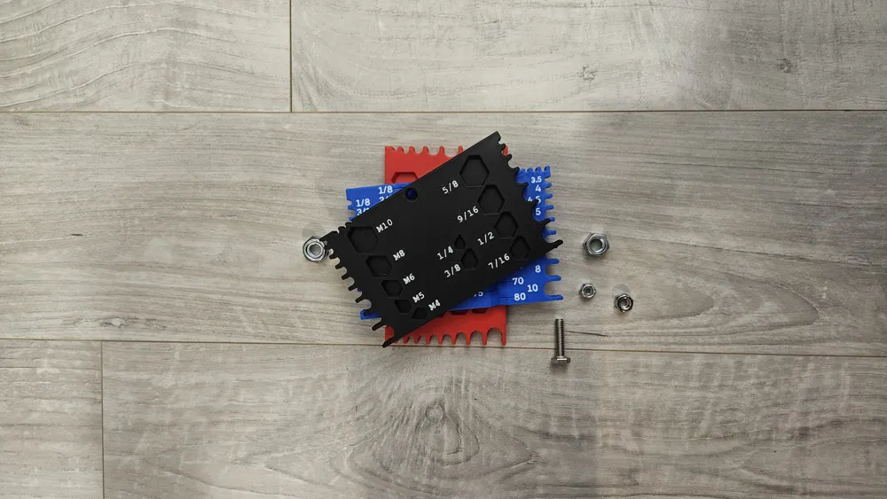 Nut & bolt Measure Pro Gauge - SAE and Metric by layersforlife, LLC ...