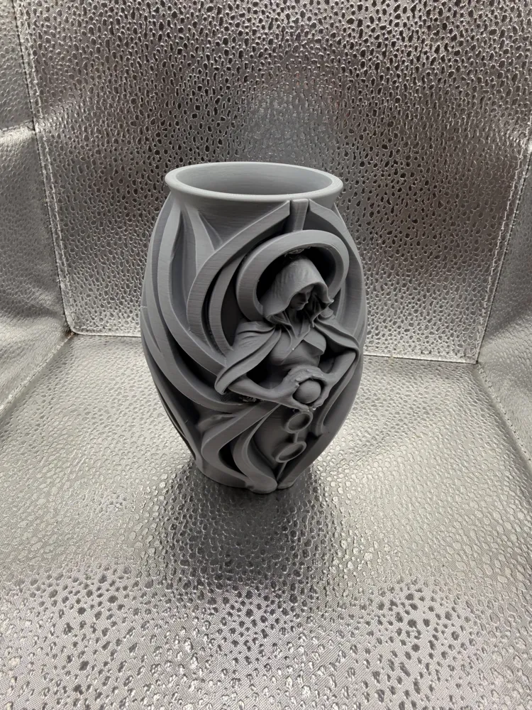 Mystic Oracle Goddess Vase Fantasy Sculpture - Free 3D Print Model ...