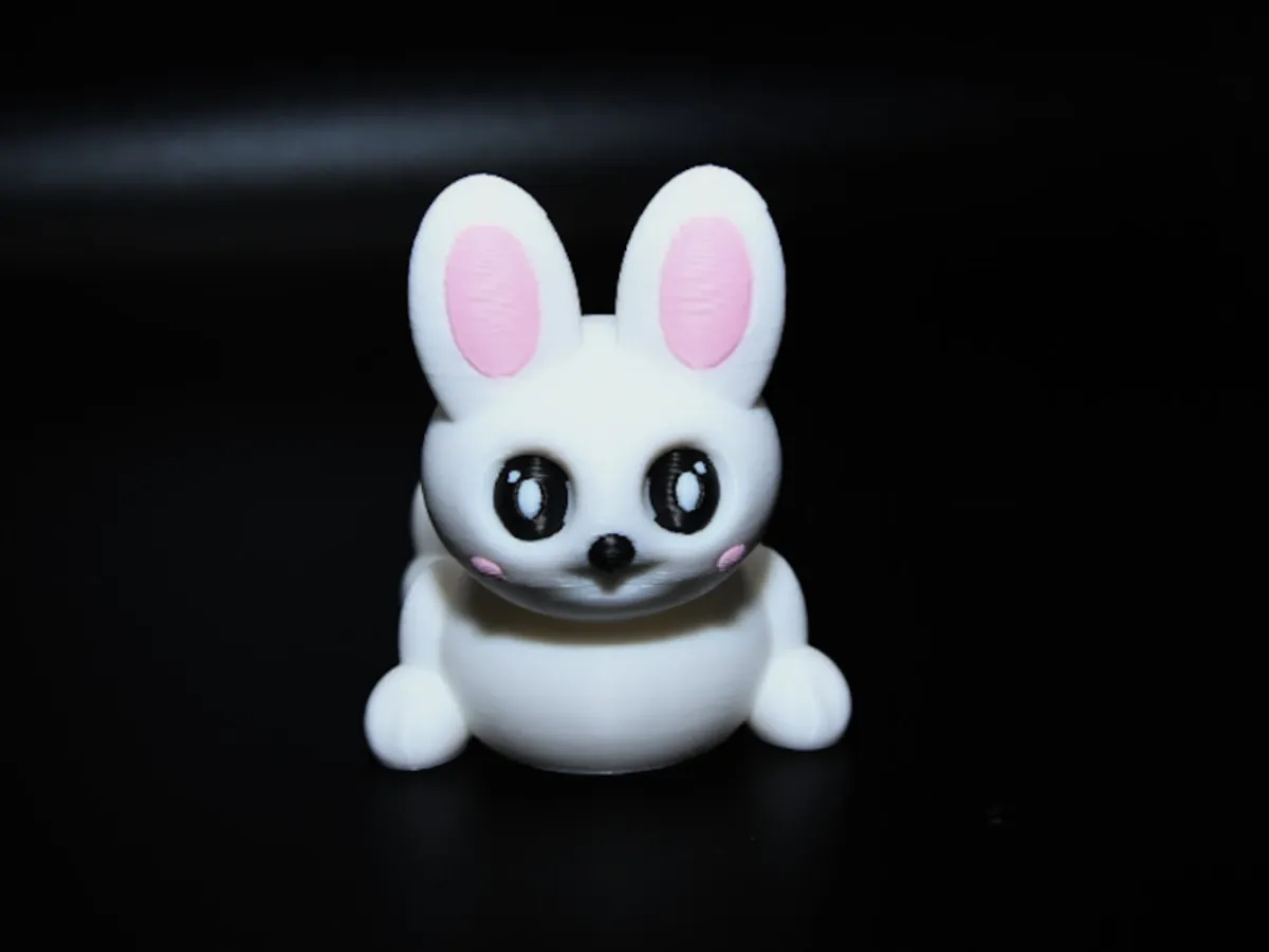 Chibi Bunny Flexi - Free 3D Print Model - MakerWorld