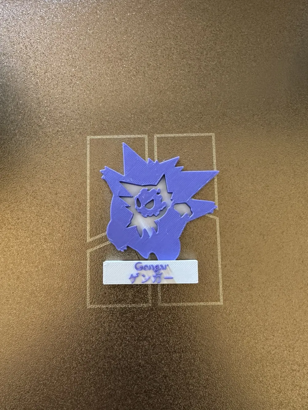 Pokemon Gengar evolution simple diorama - Free 3D Print Model - MakerWorld