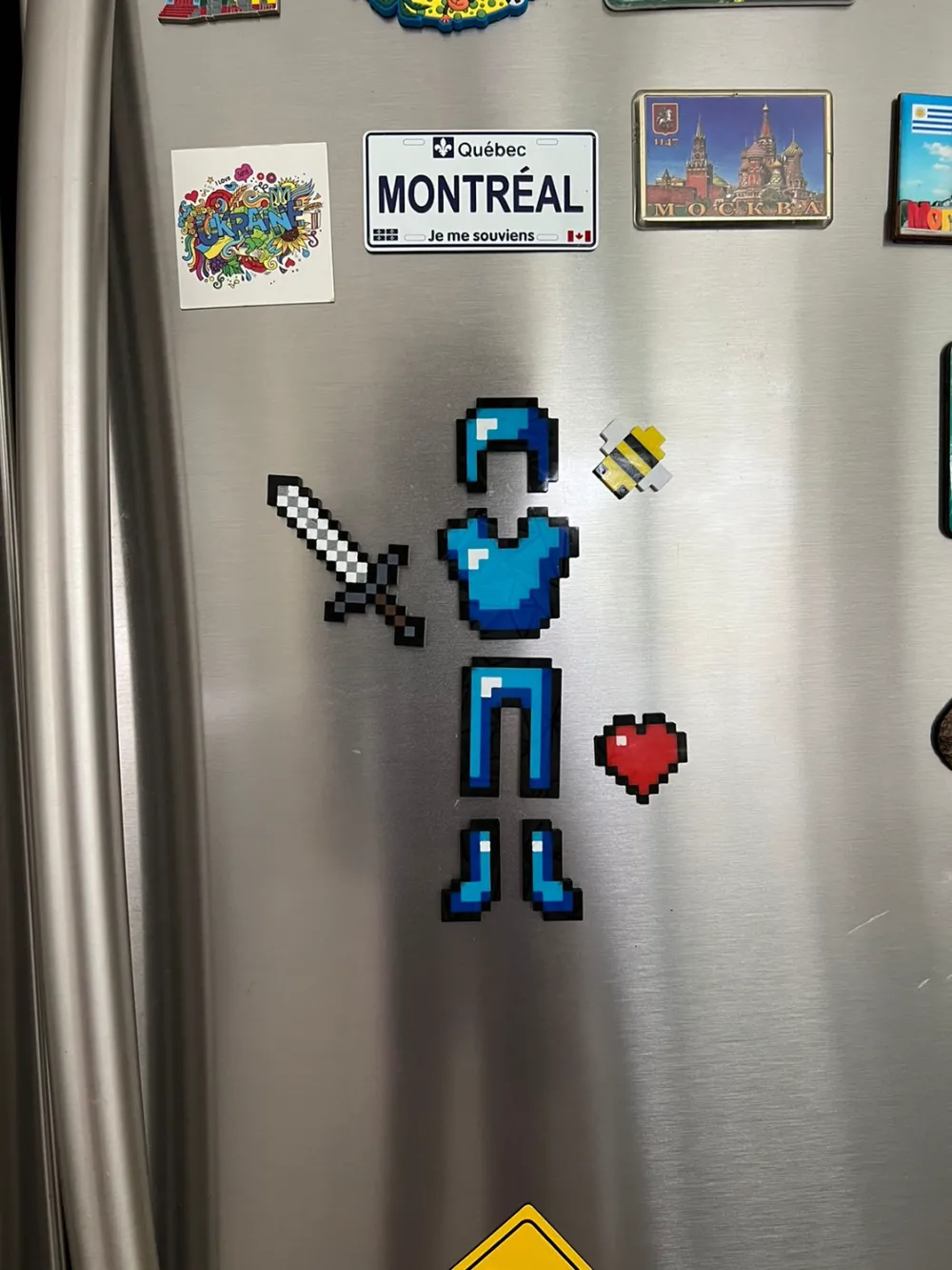 Minecraft fridge magnet by angrelou - MakerWorld