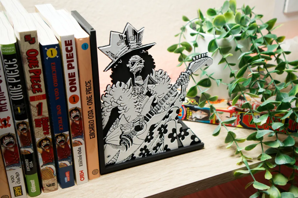 Bookend of Brook as Soulking | One Piece by 3D Manga Panels MakerWorld ...
