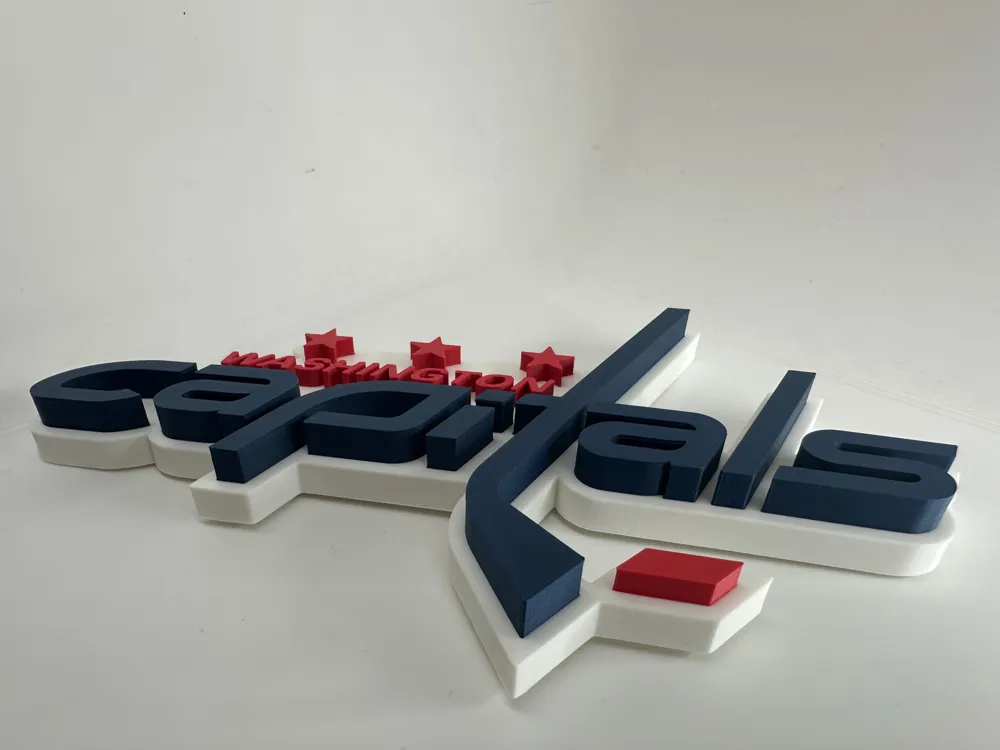 Washington Capitals Logo 2007 by ABeezy13 MakerWorld: Download Free 3D ...