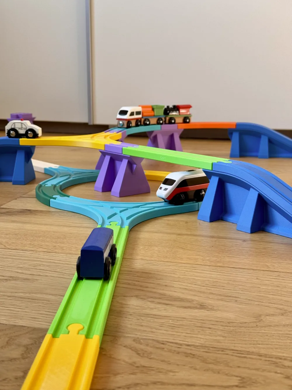 Ramps and Piers for Bridges - KYZ Train Tracks by KYZ Design MakerWorld ...