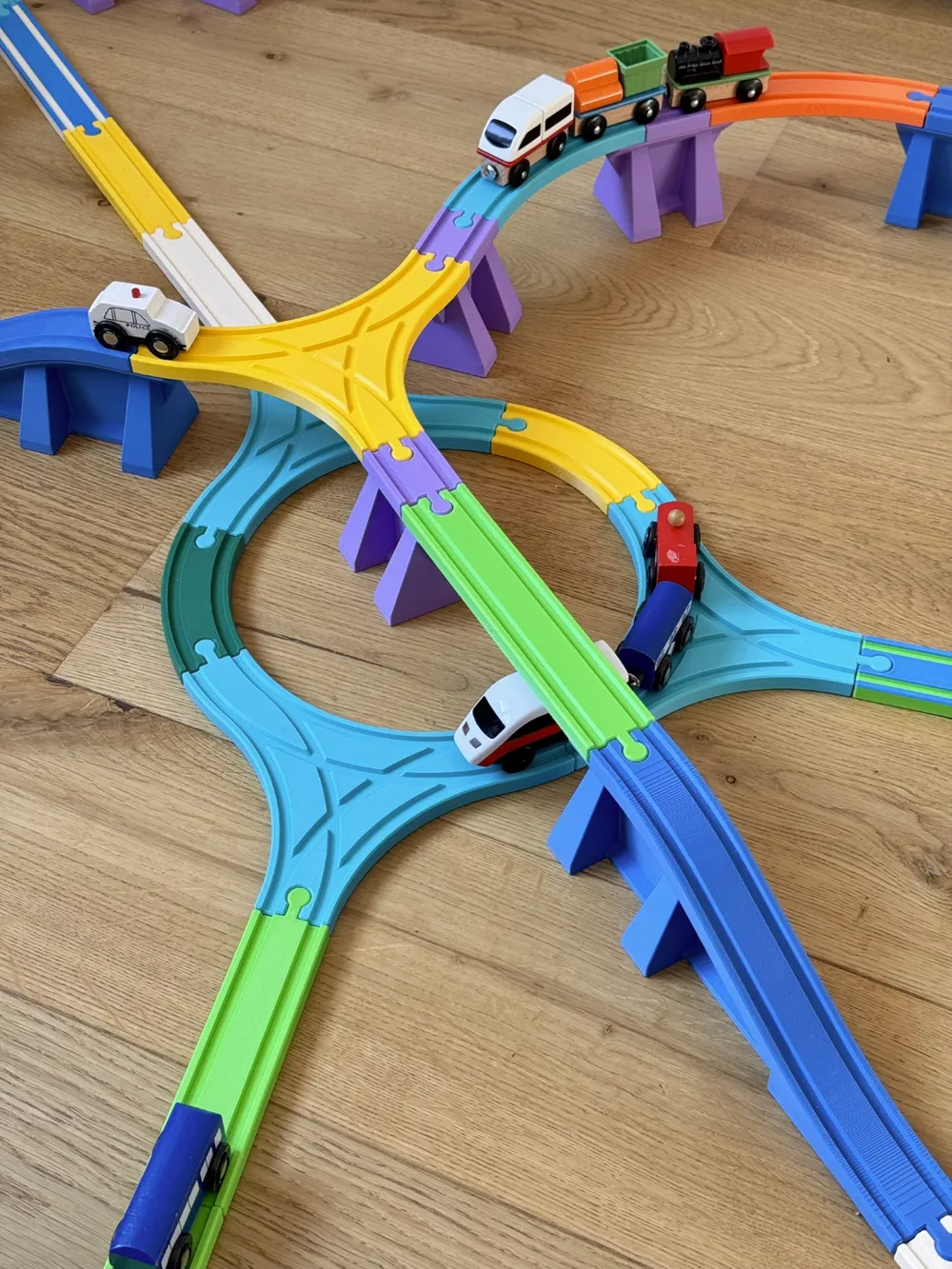 Ramps and Piers for Bridges - KYZ Train Tracks - Free 3D Print Model ...