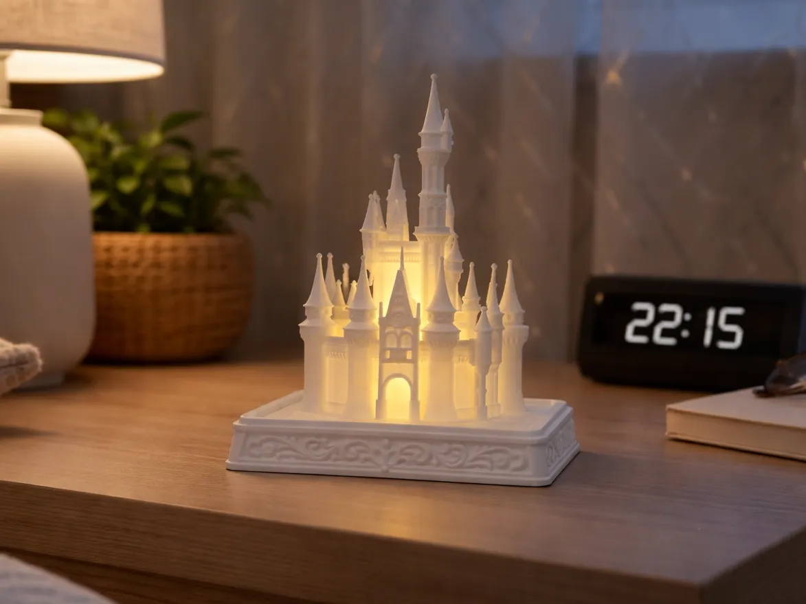 Disney Castle with Tealight Slot - Free 3D Print Model - MakerWorld