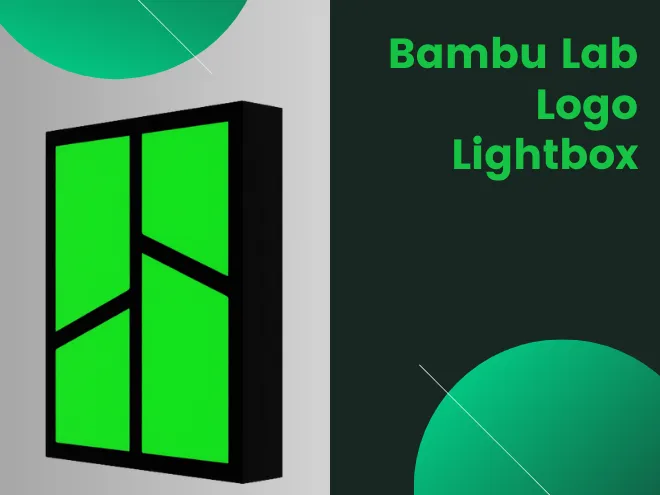 Bambu Lab Led LightBox Logo by Roket_One - MakerWorld