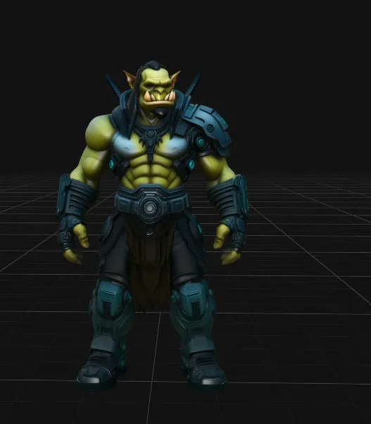 space orc - Free 3D Print Model - MakerWorld