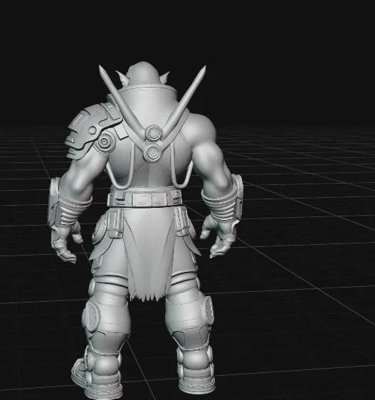 space orc - Free 3D Print Model - MakerWorld