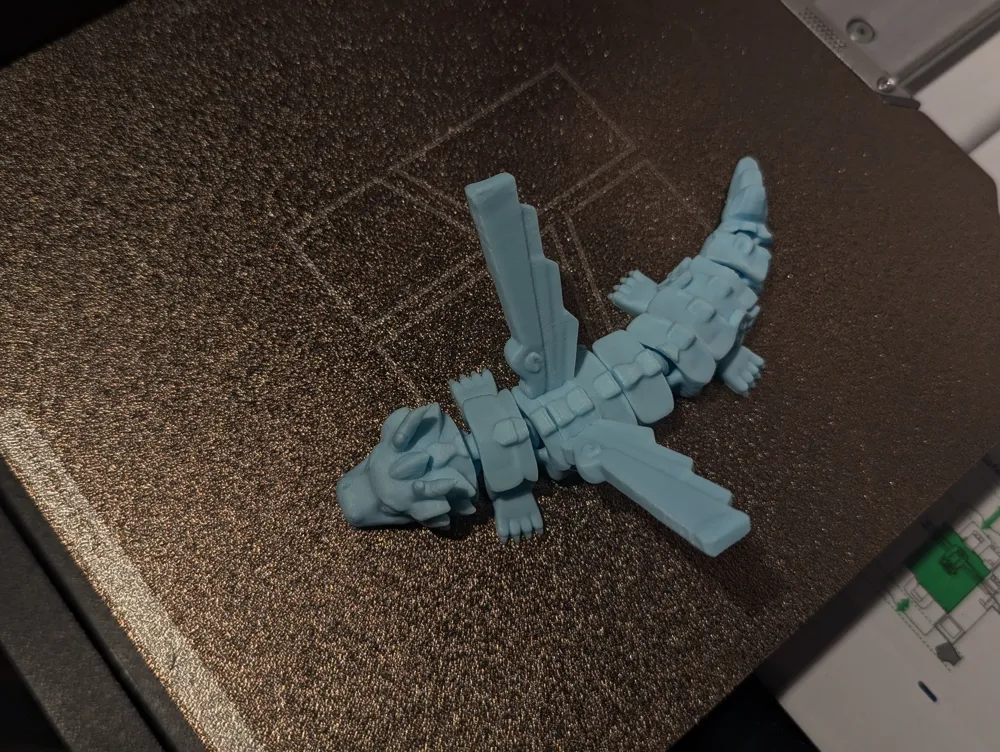Flexi Mini Ancient Jade Dragon - Free 3D Print Model - MakerWorld
